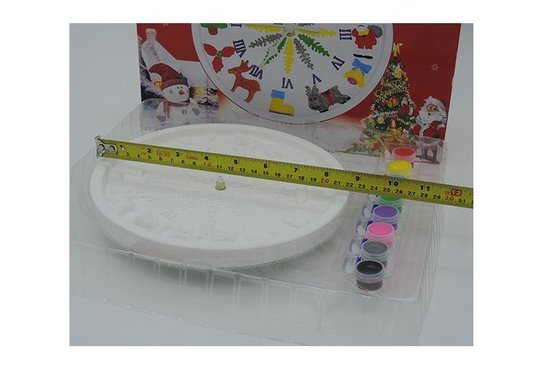 9 Inch Plaster Clock Arts And Crafts Toys Real Function For Boys And Girls supplier