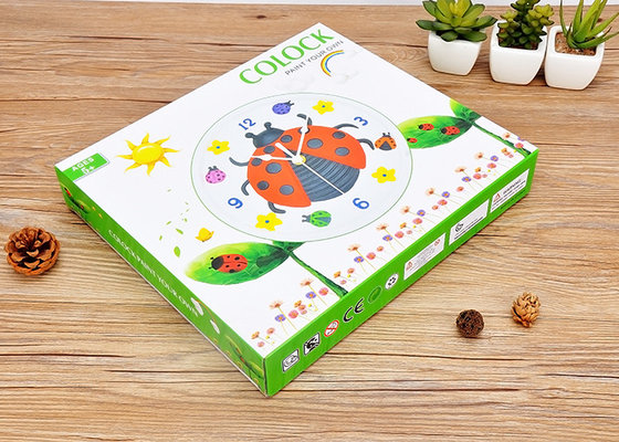 Children's Arts And Crafts Toys DIY Assemble Plaster Clock Lovely Ladybug Design supplier