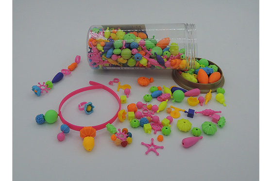 DIY Cordless Assembly Childrens Bead Making Kits , Girls Jewellery Making Set supplier