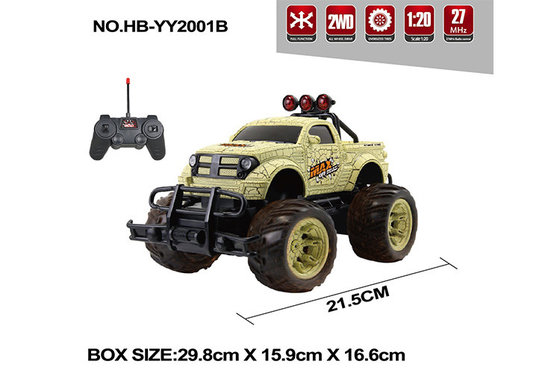 Multi Color Children's Remote Control Toys Bigfoot RC Jeep 27MHz  Frequency supplier