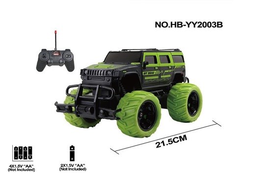 Multi Color Children's Remote Control Toys Bigfoot RC Jeep 27MHz  Frequency supplier