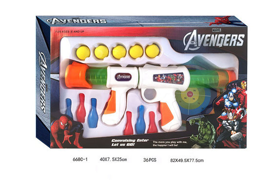 Air Powered EVA Shooting Gun Kids Sports Toys with Dart Targets Soft Foam Balls supplier
