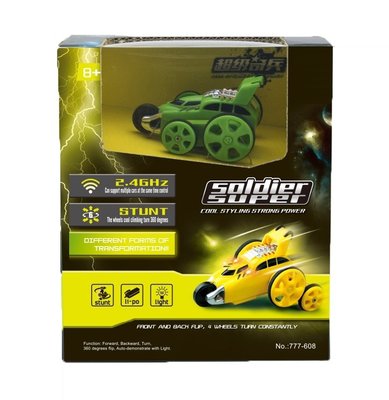 360 ° Spinning Transformer Remote Control Car Stunt Vehicle With Lights 2.4Ghz supplier