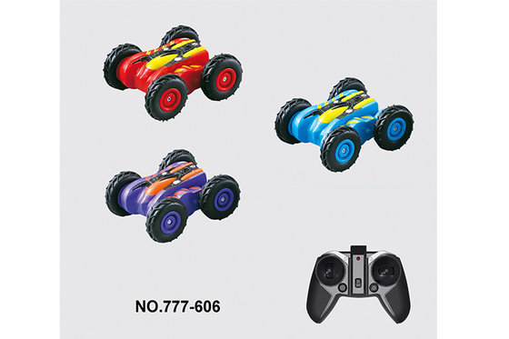 Multi Color Stunt Car Remote Control Vehicles For Kids 360 ° Rolling 2 Sided Running supplier