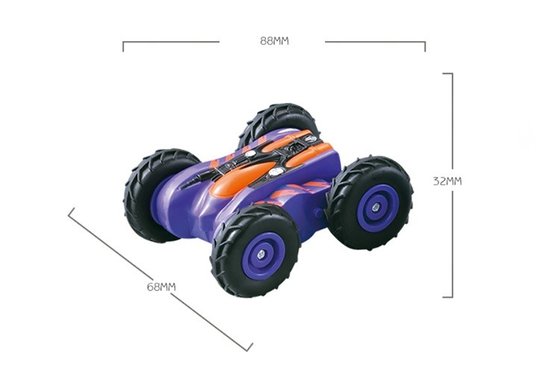 Multi Color Stunt Car Remote Control Vehicles For Kids 360 ° Rolling 2 Sided Running supplier