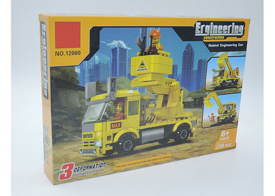 Popular Building And Construction Toys Robot Truck 3 Deformation Yellow Color supplier