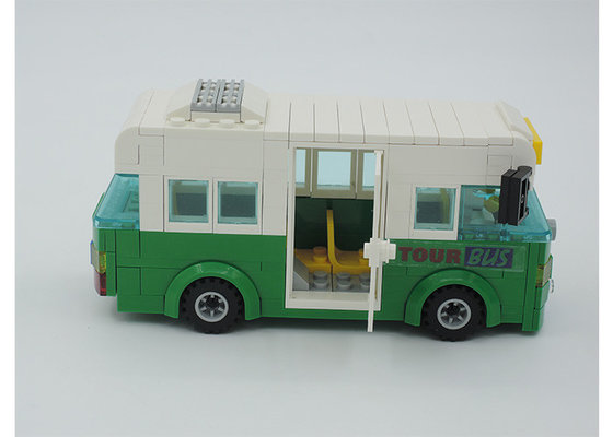 218Pcs DIY Building Blocks Educational Toys Open Door Tour Bus 3 Deformation supplier