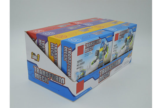 Kids Developmental Plastic Building Blocks 4 In 1 Transformer Robot Car supplier