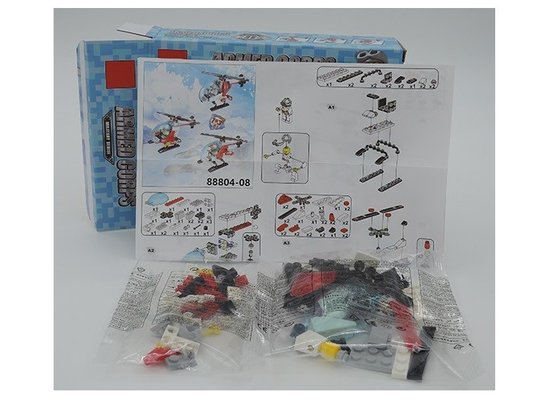 8 In 1 Military Vehicles Building Blocks Educational Toys DIY Convertable 75Pcs supplier