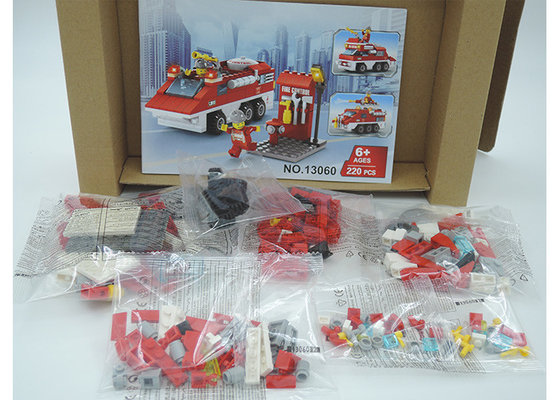 Mini Fire Rescue DIY Building Blocks Educational Toys Convertable 3 Styles 220Pcs supplier
