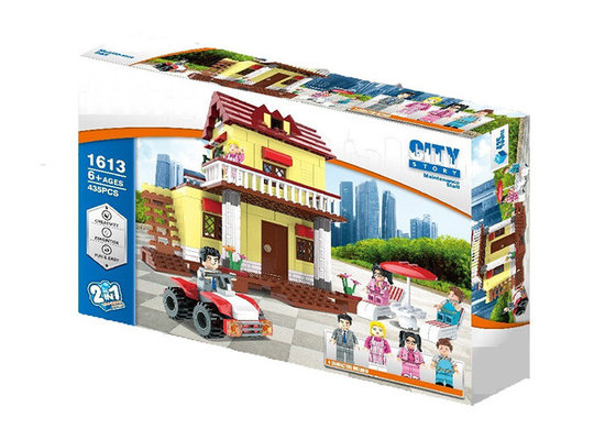 435Pcs Children's Plastic Building Blocks Sets Mini City Scene 2 Assorted supplier