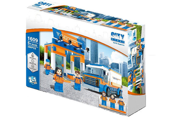 Lightweight Building Blocks Educational Toys City Logistic Medical Rescue Vehicle supplier