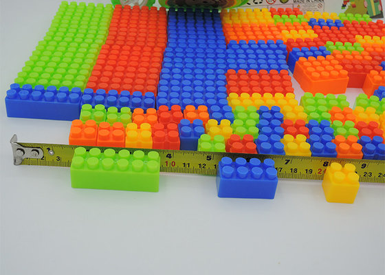 2 In 1 Mixed Colors Plastic Mini Building Block Sets Car Shaped Box Packing supplier