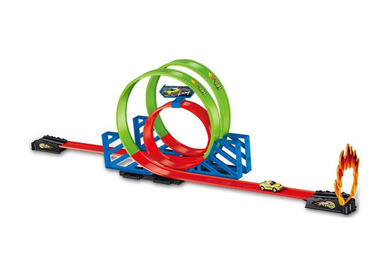 Kids Track Racer Racing Car Set Pull Back And Go With 3 Loops Hot Wheel Style supplier