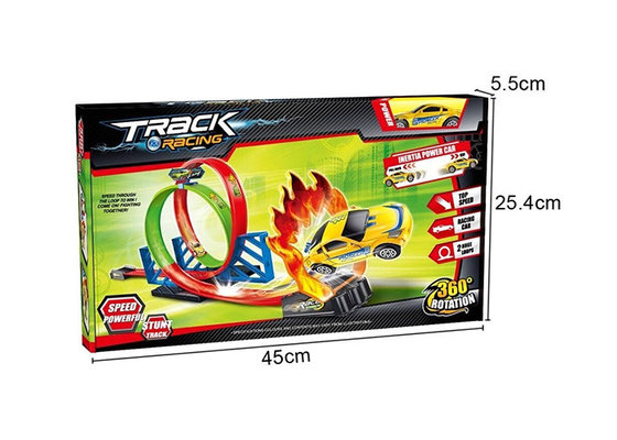 Hot Wheels Fast Track Race Car Set , Kids Race Car Track Set 360° Rotation supplier