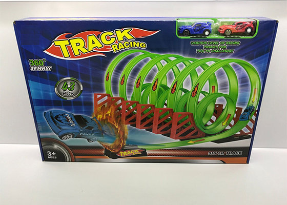 Children'S Toy Race Car Track Sets With Consecutive 11 Loops 360° Rotation supplier