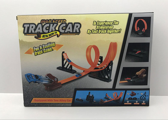 25 " Dinosaur Car Track Toys For Kids 2 Big Loops , Slot Car Race Track Sets supplier