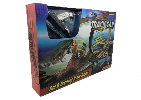 43 " Stunt N Go Toy Racing Car Track System With 2 Alloy Cars 2 Launchers supplier