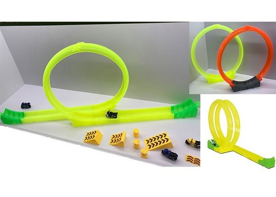 42 " Inertia Motorcycle Kids Race Track Set High Level 360° Rotation 36 Pcs supplier