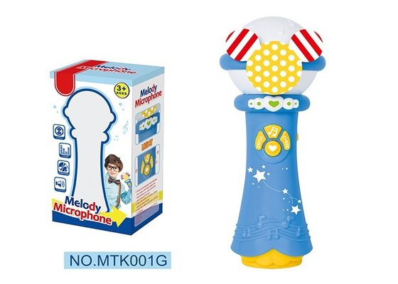 Battery Operated Karaoke Microphone Children's Musical Instruments Toys With Lights supplier