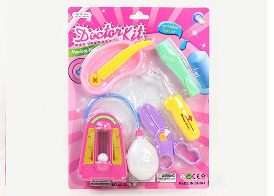 Multi Colors Pretend And Play Doctor Set , Children's Medical Kit Toy 6 Pcs supplier