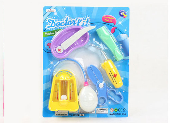 Multi Colors Pretend And Play Doctor Set , Children's Medical Kit Toy 6 Pcs supplier