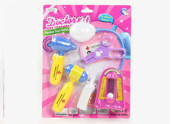 Multi Colors Pretend And Play Doctor Set , Children's Medical Kit Toy 6 Pcs supplier