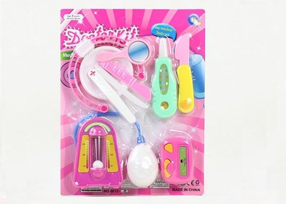 9 Pcs Pretend And Play Doctor Set Sphygmometer Medical Kit for Little Kids supplier