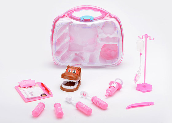 12 Pcs Toddler Pet Doctor Role Play Set , Pretend Toy Medical Bag Non Toxic supplier