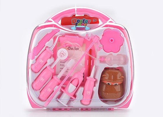 12 Pcs Toddler Pet Doctor Role Play Set , Pretend Toy Medical Bag Non Toxic supplier