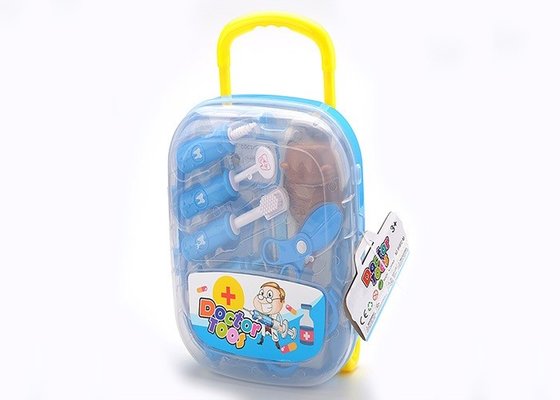 17 Pcs Kids Play Pet Dentist Toy Medical Case , Role Play Children's Doctor Bag supplier
