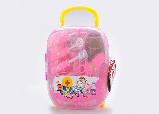 17 Pcs Kids Play Pet Dentist Toy Medical Case , Role Play Children's Doctor Bag supplier