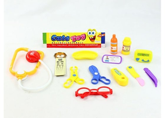 Educational Pretend And Play Doctor Set For Ophthalmologist Role Play 13 Pcs supplier
