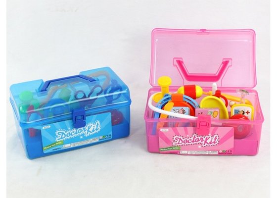 Colorful Pretend Play Medical Kit 17 Pcs , Children's Toy Medical Case supplier