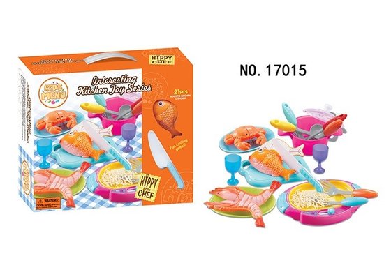 Educational Role Play Childrens Toy Kitchen Sets For Food Cooking Non Toxic supplier