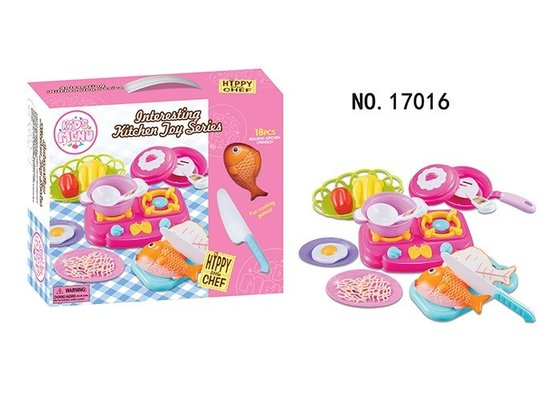 Educational Role Play Childrens Toy Kitchen Sets For Food Cooking Non Toxic supplier