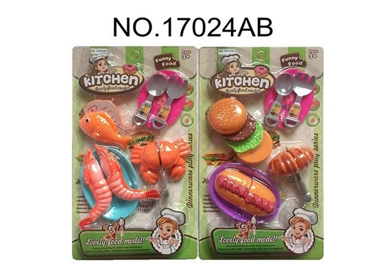 Educational Funny Childrens Toy Kitchen Sets for Food Cooking Cutting supplier
