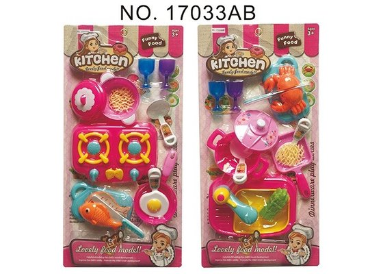Toddler Pretend Food For Play Kitchen , Cooking Role Play 19 Pcs Eco Friendly supplier