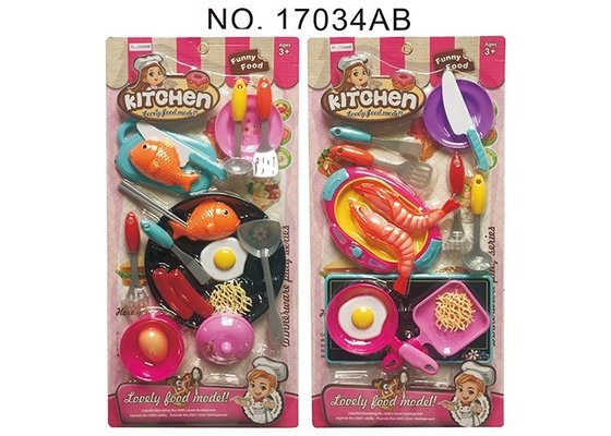 Toddler Pretend Food For Play Kitchen , Cooking Role Play 19 Pcs Eco Friendly supplier