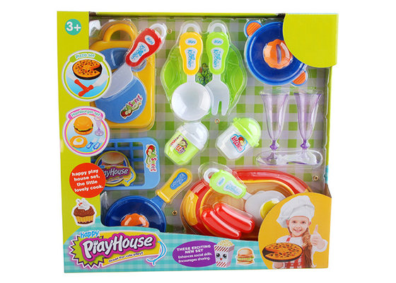 Role Play Children's Kitchen Cooking Set , 18 Pcs Childrens Play Kitchen Utensils supplier