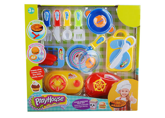 Role Play Children's Kitchen Cooking Set , 18 Pcs Childrens Play Kitchen Utensils supplier