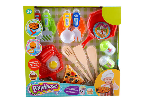 Role Play Children's Kitchen Cooking Set , 18 Pcs Childrens Play Kitchen Utensils supplier