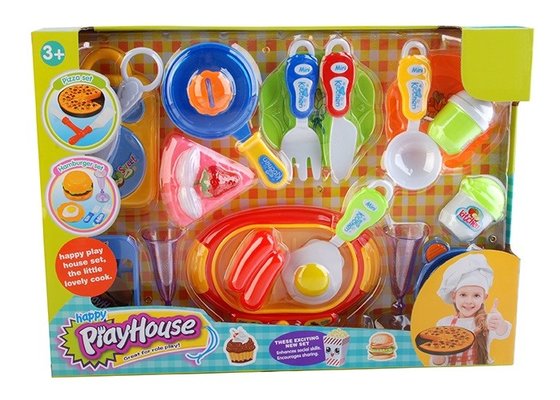 20 Pcs Kids Pretend Play Kitchen Set For Pizza / Cake Cutting Cooking supplier