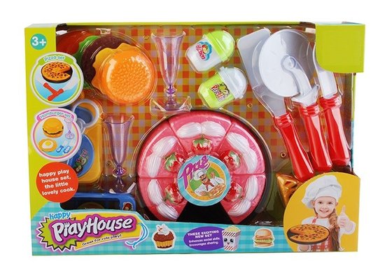 20 Pcs Kids Pretend Play Kitchen Set For Pizza / Cake Cutting Cooking supplier