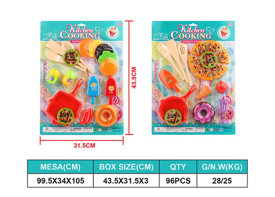 Plastic Childrens Toy Kitchen Set / Pretend Play Kitchen Food Anti - Allergic supplier