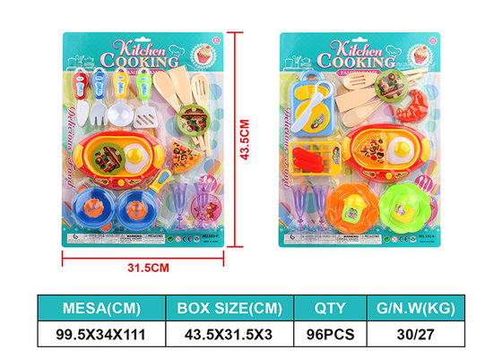 Plastic Childrens Toy Kitchen Set / Pretend Play Kitchen Food Anti - Allergic supplier