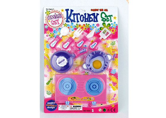 Pretend Play Kids Play Kitchen Set , Food Kitchen Cooking Set Toys 10 Pcs supplier