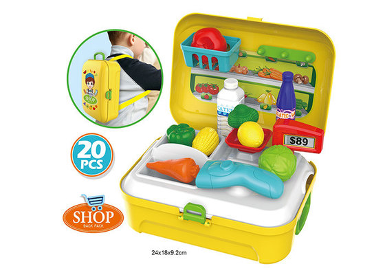 Portable Backpack Kitchen Role Play Toys , Pretend Play Children's Cooking Set supplier