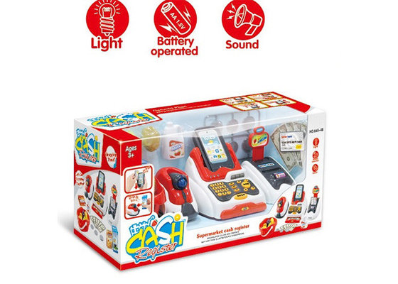 Pretend Children's Play Toys Cash Register With Scanner And Credit Card Machine supplier