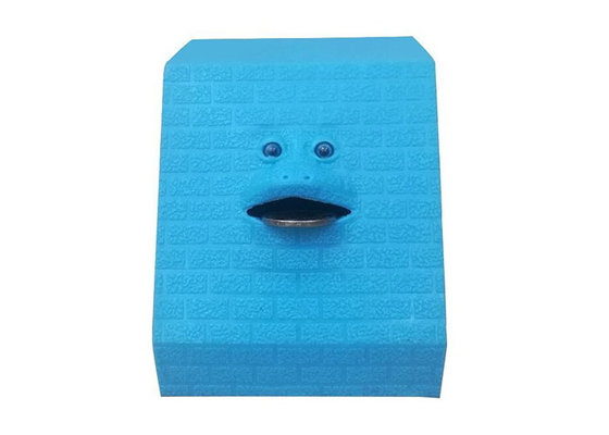 Sensor Control Smiley Face Piggy Bank Money Saving Box 4 " Pink Blue Color supplier